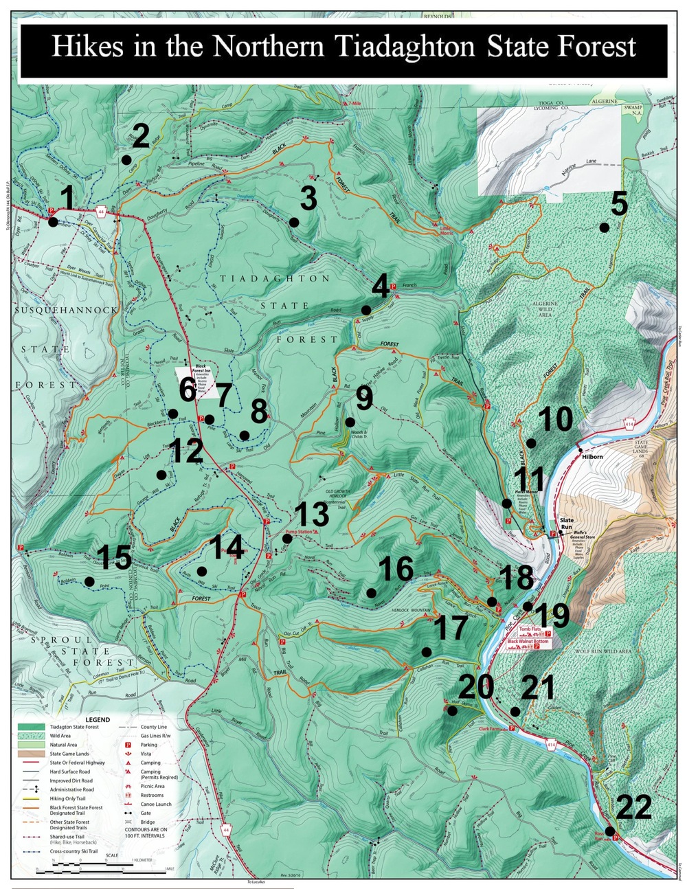 Northern Tiadaghton State Forest - Pine Creek Valley